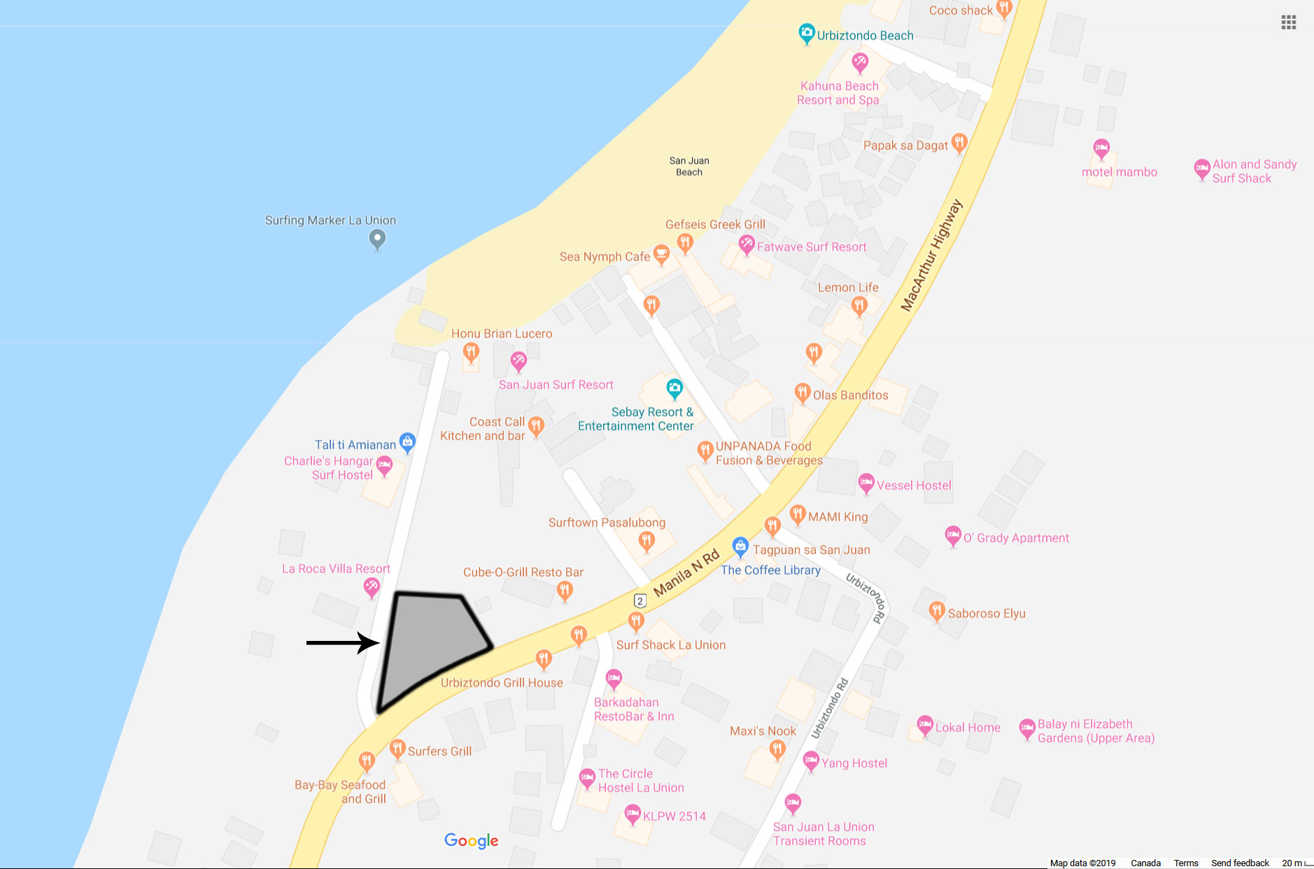 Urbiztondo San Juan La Union - Lot for Lease